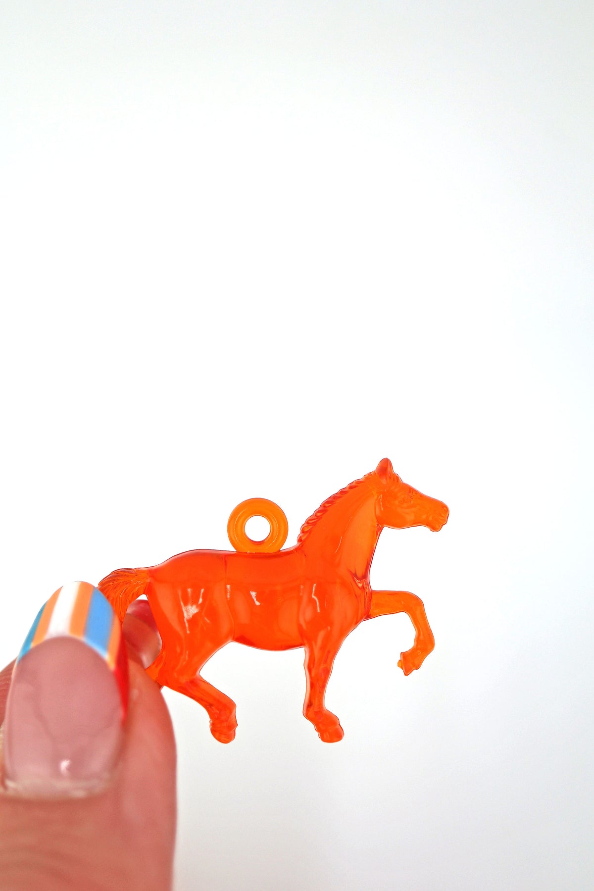 Hyacinth Translucent German Resin Year of the Horse Charms, 45mm Penda ...