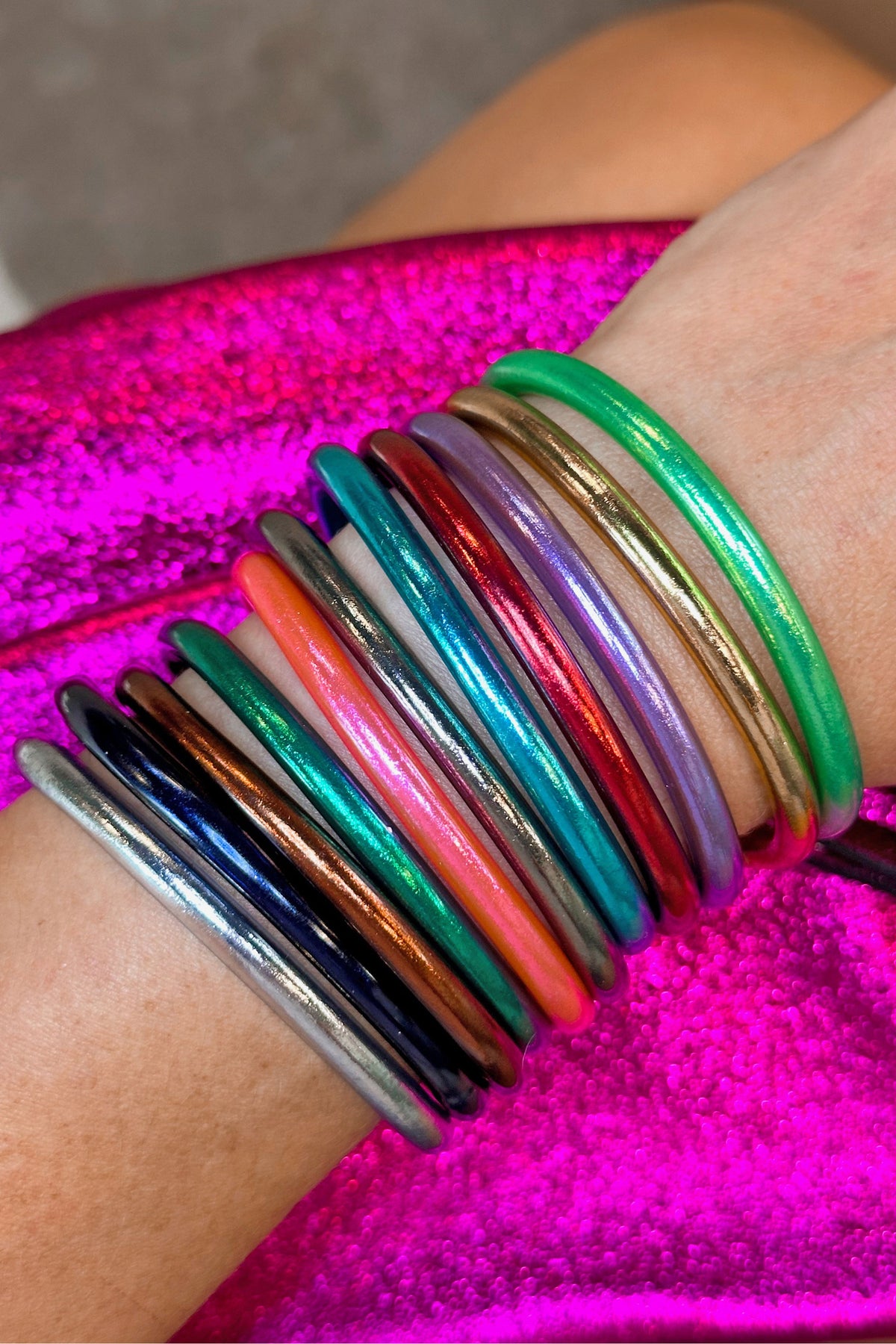 Rainbow Thai Buddhist Temple Bracelets, Mantra Bangle, Budha Girl Dupe ...
