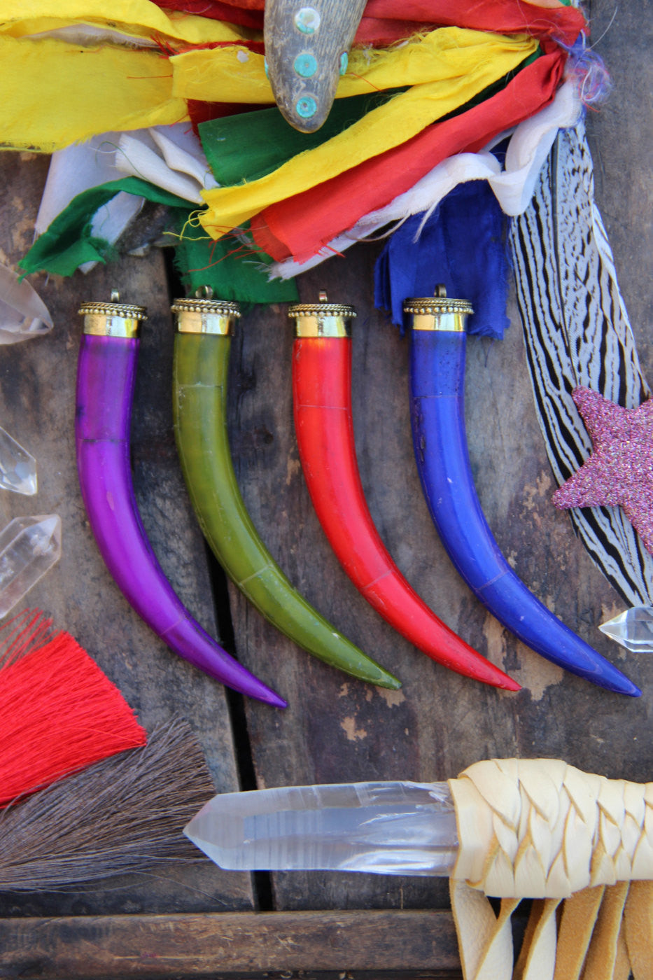 Wild & Free: 5" Large Tusk Pendant – WomanShopsWorld